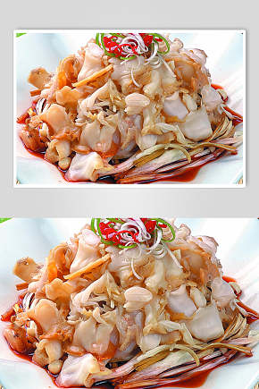 白灼海螺片美食食物图片素材下载-众图网