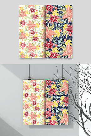 唯美花卉花纹图案背景设计素材素材下载-众图网