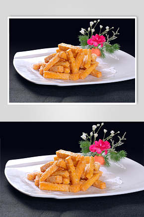 咸蛋黄焗南瓜食品图片素材下载-众图网