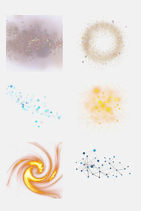 火焰粒子科技光效免抠素材素材下载-众图网