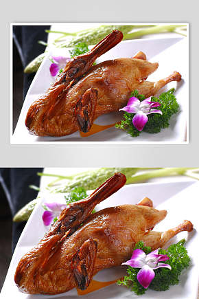 脆皮香鸭美食摄影图片素材下载-众图网
