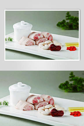 芸豆炖猪蹄食物图片素材下载-众图网