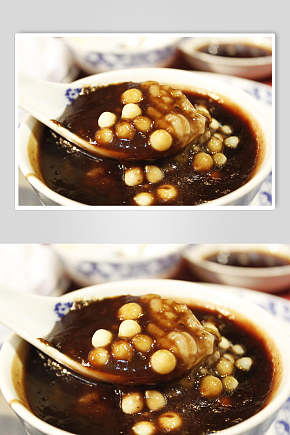鸡头米糖粥食物摄影图片素材下载-众图网