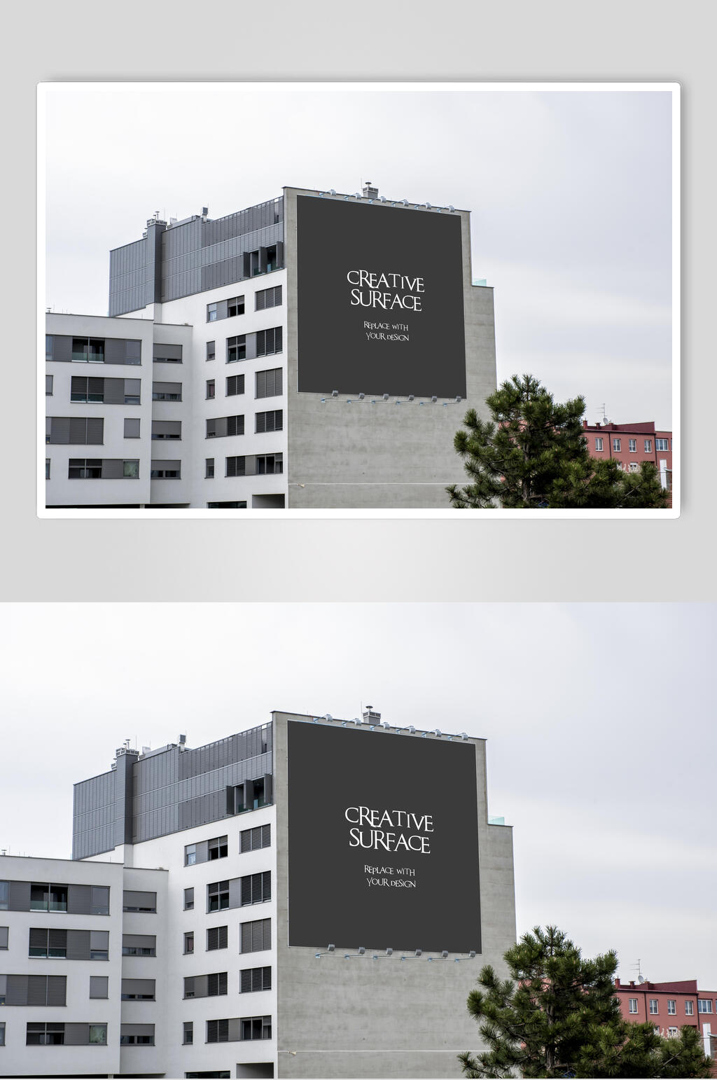 经典户外广告户外巨型广告牌展示样机素材下载-众图网