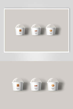 清新白色零食包装罐样机模板下载-编号4018230-众图网