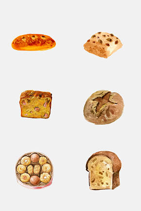 食品面包免抠素材素材下载-众图网