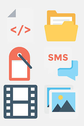 创意文件夹互联网类图标免抠素材素材下载-众图网