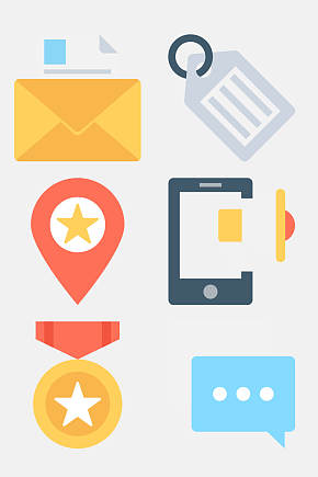 定位奖牌创意卡通类图标免抠素材模板下载-编号4307466-众图网