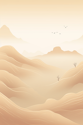 AI数字艺术国潮风竖版背景图素材下载-众图网