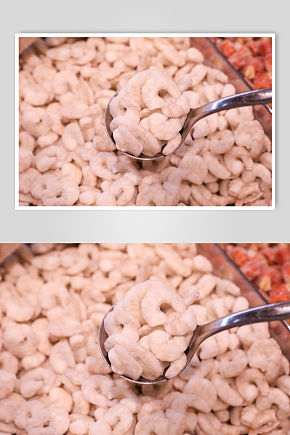 海鲜市场海产水产冰冻虾仁摄影图片模板下载-编号4891190-众图网