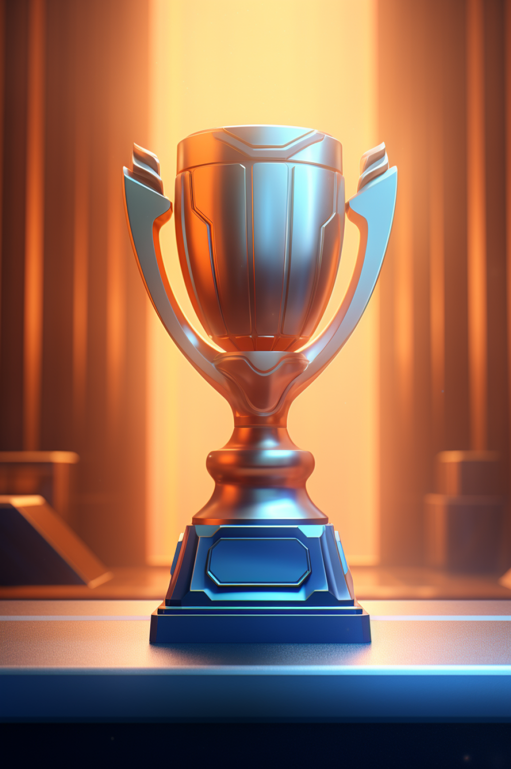 AI数字艺术C4D获奖冠军奖杯奖励模型素材下载-众图网