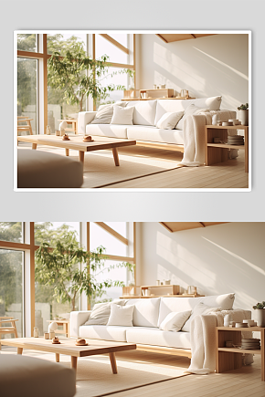 AI数字艺术客厅装修室内设计效果图摄影图模板下载-编号5402022-众图网