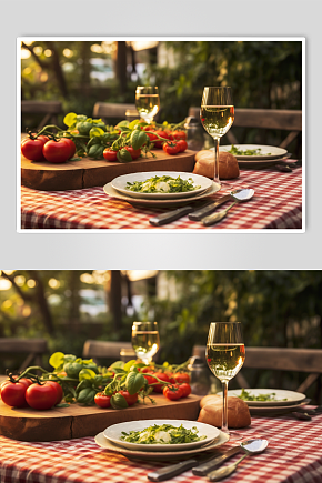 AI数字艺术聚会餐厅场景摄影图模板下载-编号5546464-众图网