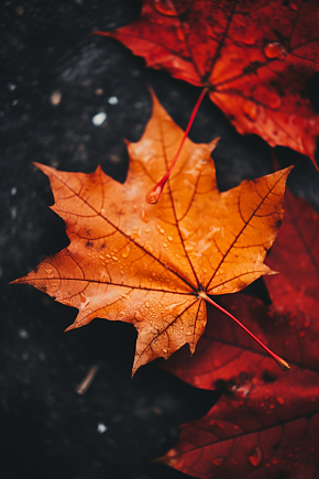 AI数字艺术秋天风光图素材下载-众图网