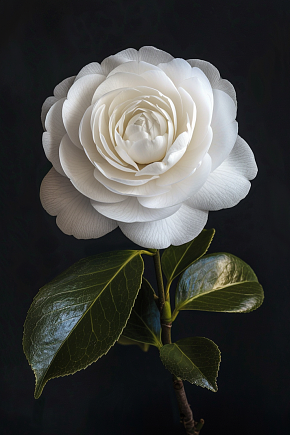 AI数字艺术山茶花图片素材下载-众图网