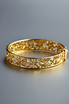 AI数字艺术首饰手镯图片素材下载-众图网