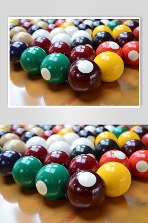 AI数字艺术台球图片素材下载-众图网