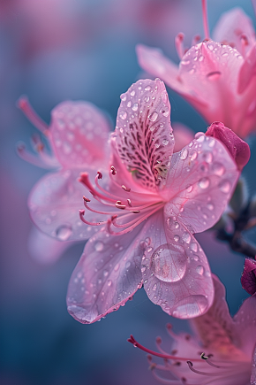 AI数字艺术杜鹃花鲜花摄影图素材下载-众图网