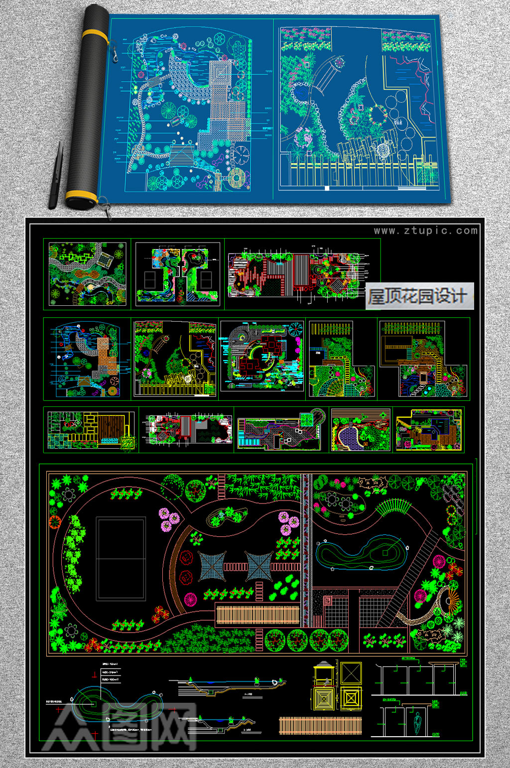 别墅屋顶图素材_别墅屋顶图模板_别墅屋顶图设计图片免费下载-众图网