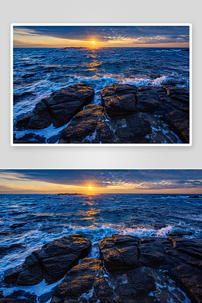 高清海边海景风景画素材下载-众图网