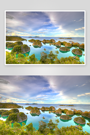 唯美岛屿海景摄影图片素材下载-众图网