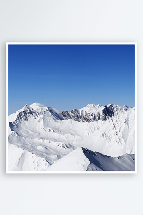 雪山山脉风景画图片素材下载-众图网