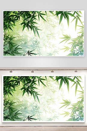 PPT背景图片竹林中国风素材下载-众图网