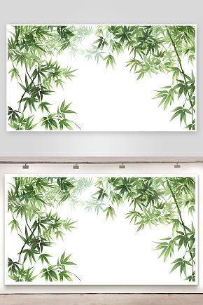 PPT背景图片竹林中国风素材下载-众图网