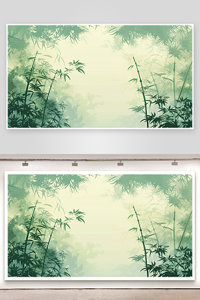 PPT背景图片竹林中国风素材下载-众图网
