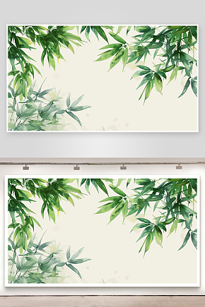 PPT背景图片竹林中国风素材下载-众图网