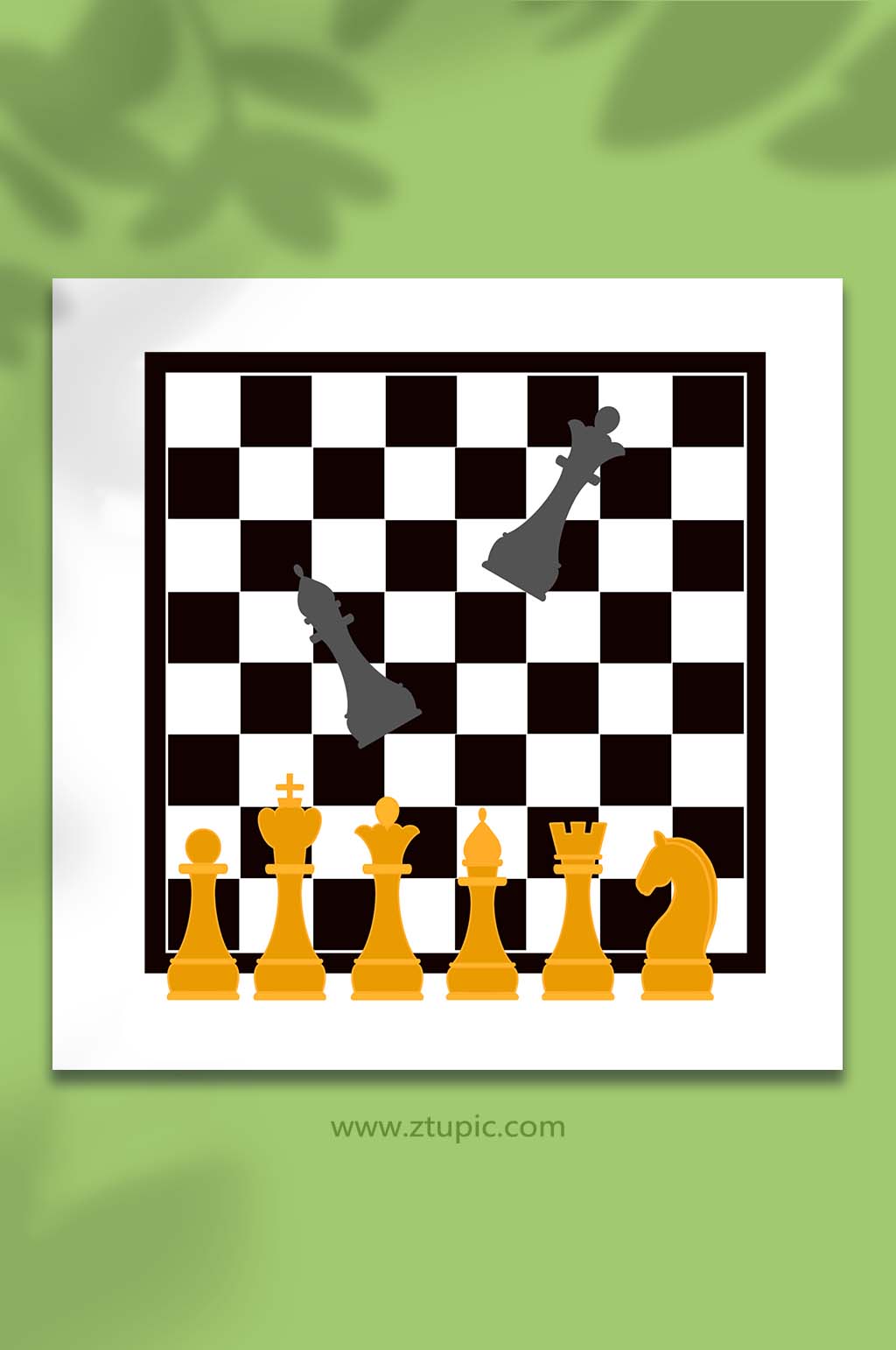 国际象棋卡通素材_国际象棋卡通模板_国际象棋卡通设计图片免费下载-众图网