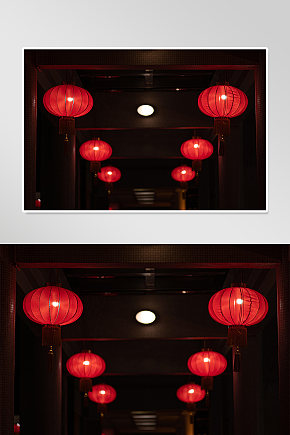 红色灯笼摄影图片素材下载-众图网