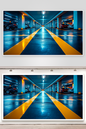 创意地下停车场的背景素材下载-众图网