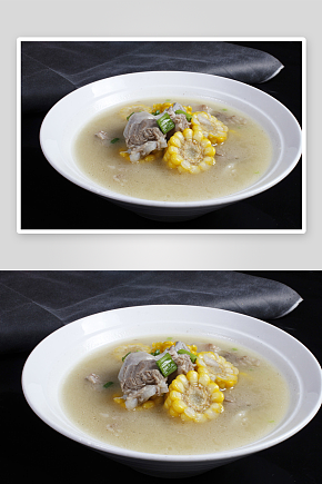 玉米排骨汤高清摄影图素材下载-众图网