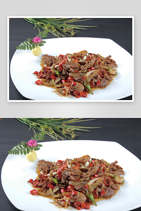 葱爆羊肉高清摄影图素材下载-众图网