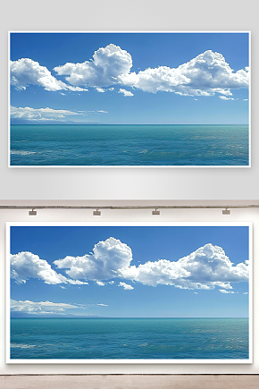 宁静自然白云云彩蓝天天空唯美素材下载-众图网