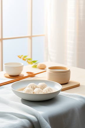 美食静物饺子馄饨图片模板下载-编号5330957-众图网