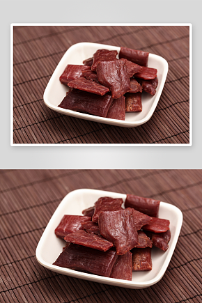 美味营养的鹿肉肉脯图片摄影7素材下载-众图网