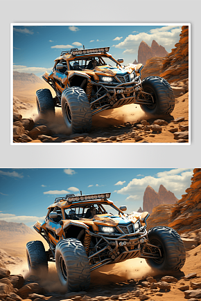 数字艺术科技感越野车图片素材下载-众图网