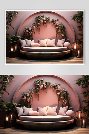 数字艺术创意高清电商产品展台图片素材下载-众图网