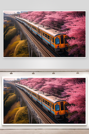 数字艺术火车交通图片素材下载-众图网