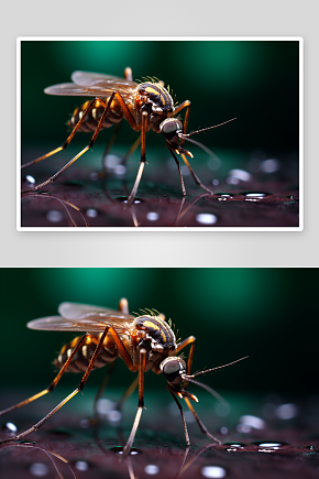 正在吸血的蚊子背景素材下载-众图网