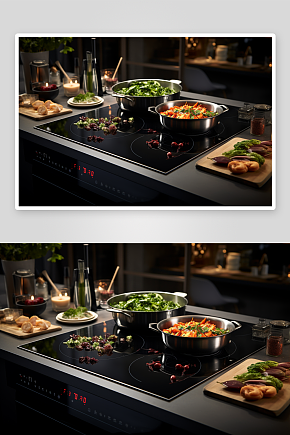 大气厨房灶台场景素材下载-众图网