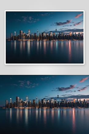 美国纽约夜景高清图片素材下载-众图网