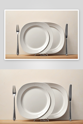 空相框木桌带有干枯装饰钉花瓶设计模型图素材下载-众图网