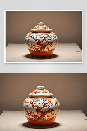 唐代窑青釉褐绿彩瓷壶一组图素材下载-众图网