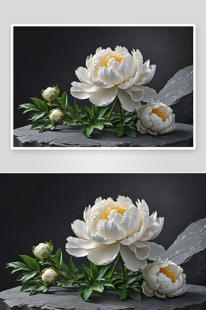 一热水瓶旁边花瓶里有酸浆菌静物图素材下载-众图网