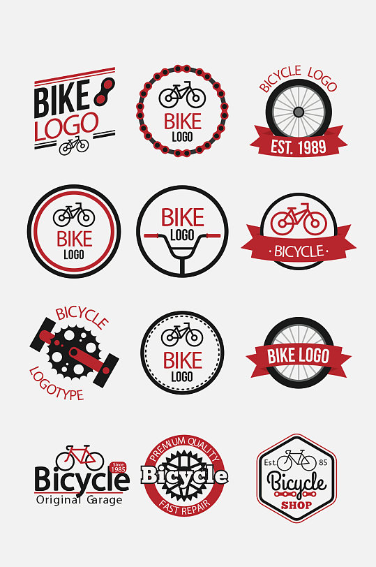 越野骑行图标标志模板下载-编号235659-众图网