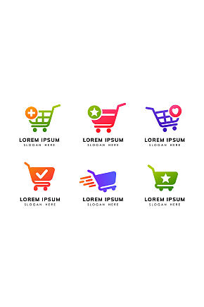 购物车插画免抠小元素素材下载-众图网