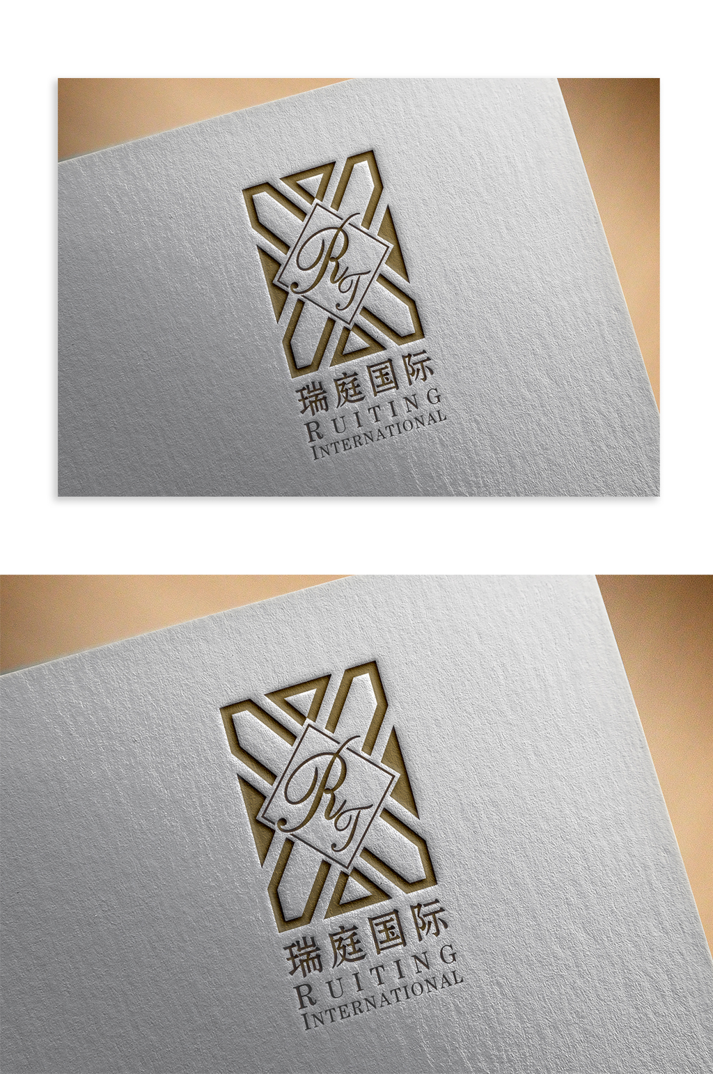 烫金logo样机效果图素材下载-众图网